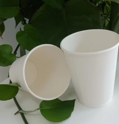China 12 Oz 320g 18PE Single Wall Disposable Paper Cup for Hot and Cold Beverages for sale
