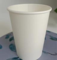 China 12 Oz 320g 18PE Single Wall Disposable Paper Cup for Hot and Cold Beverages for sale