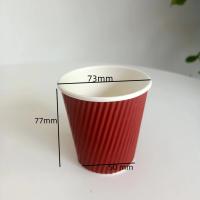 China Disposable Double Wall Paper Cup 12 Oz 90x60mm Food Grade 280g 18 PE Insulated Hot Drink for sale