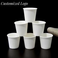 China 3oz-16oz Simple Style Biodegradable Drinking Paper Cup Compostable Custom Printed Cup for sale