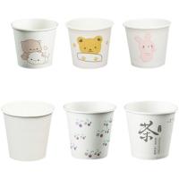 China 3oz-16oz Simple Style Biodegradable Drinking Paper Cup Compostable Custom Printed Cup for sale