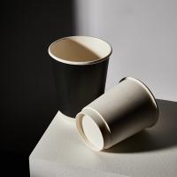 China Double-Layer Paper Cup Without Lid Creative Disposable Corrugated Milk Tea Cups for sale