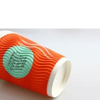 China 30-Day Return Biodegradable Disposable PE Coated Coffee Cup for Take Away for sale