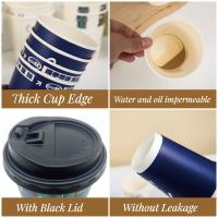 China Customized Single-Wall Paper Cups for Hot Drinks 8oz-14oz Size Options for sale