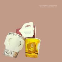 China Hot Drinks Tea Coffee Disposable 9oz Paper Cup with Handle Simple Style OEM for sale