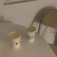 China Personalized Printing Disposable Paper Cup Customized Color Full Payment Without Lid for sale