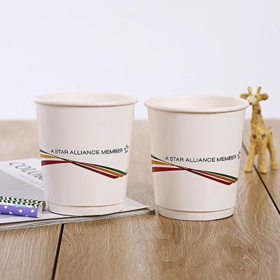 China 8oz-14oz Double Wall Paper Coffee Cup Hot Tea Cup Customizable 2000pcs Carton for sale
