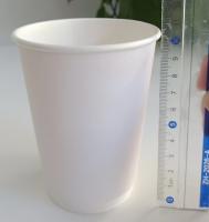 China 350g 18PE Disposable Single Wall Paper Cup 12oz 16oz 20oz Custom Logo for sale