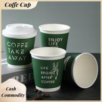 China Custom Logo Eco Friendly Double Wall Paper Coffee Cup with Lid 8oz to 14oz for sale