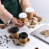 China Disposable Paper Tableware 1/2 Cups Coffee Cup Holders for Your Business Efficiency for sale