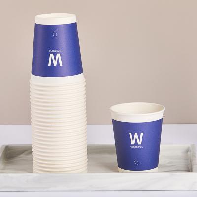 China 250ml 100% Biodegradable Disposable Paper Cup Double Wall 3oz-16oz Food Grade for sale