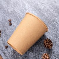 China Customized Disposable Kraft Paper Cup for Cold/Hot Water Estimated Delivery Time for sale