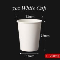 China Single-Wall Paper Cup with Customized Logo 100% Biodegradable and Return refunds for sale