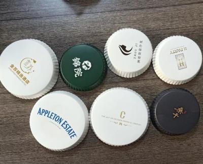 China Custom 230-250 GSM Kraft Paper Cup Lid 4-11cm Disposable Compostable for Hotel for sale