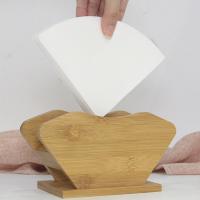 China Food Grade V-Shape Coffee Filter Paper 57cm x 53cm Biodegradable Disposable for sale