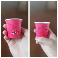 China Custom Logo 4 Oz Disposable Single Wall Paper Cup 62x45x60mm for Coffee Beverage for sale