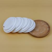 China Biodegradable Paper Coffee Cup Lid 80-90mm Eco-Friendly Compostable Cup Cover for sale