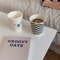 China Custom Printed Single Wall Disposable Paper Cup in US Currency for sale