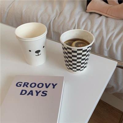 China Custom Printed Single Wall Disposable Paper Cup in US Currency for sale