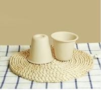 China 8oz Capacity Biodegradable Bamboo Fiber Disposable Cup for Cold or Hot Drinking Paper for sale