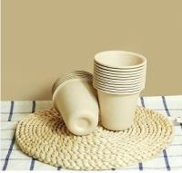 China Biodegradable Disposable Bamboo Fiber Cup for Environmentally-Friendly Packaging for sale