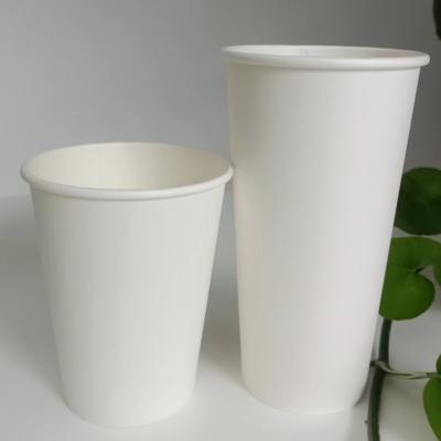 China Single Wall Paper Cup for Cold Drinks Various Sizes Custom Printed Disposable 4-22 Oz for sale