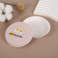 China 230 GSM Custom Printed Paper Cup Lid 8.5 cm for Hotels Restaurants Salons for sale