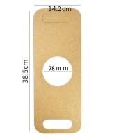 China Kraft Paper Coffee Cup Holder 2 4 Cups Disposable Eco Friendly Tea Carrier with Handle for sale