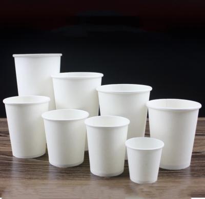 China Custom Disposable Paper Cup 4oz 7oz for Hot Cold Beverage Food Grade Eco Friendly for sale