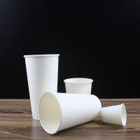 China Custom Disposable Paper Cup 4oz 7oz for Hot Cold Beverage Food Grade Eco Friendly for sale