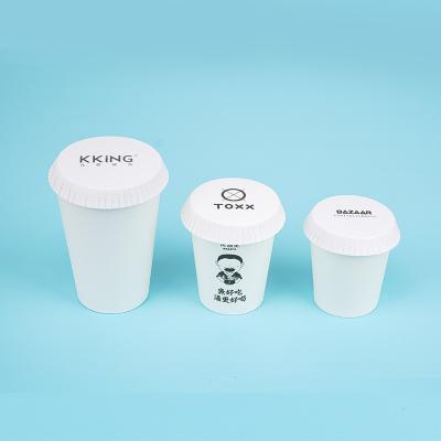 China Custom Logo 7cm-11cm Paper Lid for Biodegradable Coffee Cups Eco-Friendly and Durable for sale