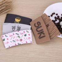 China Custom Paper Coffee Cup Sleeves for 10 12 20 24 Oz Cups Without Lid for sale