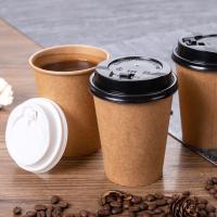 China Custom Biodegradable Compostable Single Wall Paper Cup 3oz 16oz Kraft for sale