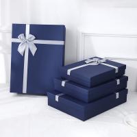 China Custom Logo Printing Present Box 100% Paper Eco-Friendly Disposable Gift Box for sale