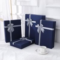China Custom Logo Printing Present Box 100% Paper Eco-Friendly Disposable Gift Box for sale