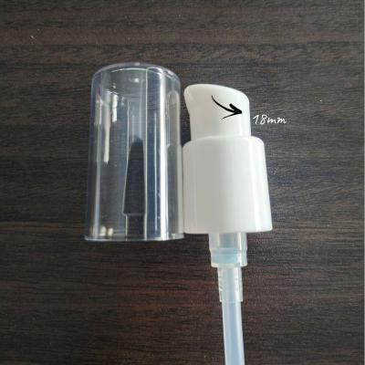 China White PP Lotion Pump Head 18/410 20/410 Eco-Friendly Disposable Smooth Dispensing for sale