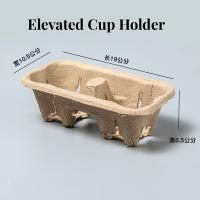 China Eco Friendly Paper Coffee Cup Holder Tray Carrier 1 2 4 Cups Disposable for sale