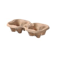 China Eco Friendly Paper Coffee Cup Holder Tray Carrier 1 2 4 Cups Disposable for sale