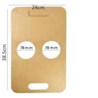 China Custom Kraft Paper Coffee Cup Holder 2 Cup 4 Cup Eco Friendly Disposable Take Away for sale