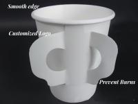 China Custom Logo Paper Cup with Handle Eco Friendly and Customized Request Design Option for sale