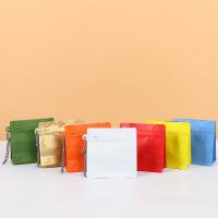 China Biodegradable Coffee Sealing Bag with Zipper and Valve 14x14x8cm 30 Mic for sale