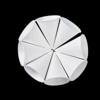 China PE Coated Disposable Paper Cone Cup 4oz White Conical Cup for Airport Hotel Supermarket for sale