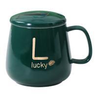 China 55 Degree Thermostatic Ceramic Cup Set 400ml with Automatic Heating Coasters Custom Logo for sale