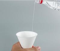 China Disposable 4oz Paper Cone Cup 67x93mm PE Coated Hot Drink Cup for Airport Hotel Supermarket for sale