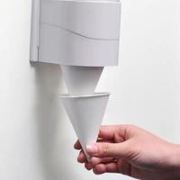 China Disposable Paper Cone Cup 4oz 120 GSM 5000 Pieces Per Carton PE Coated for Airport Hospital for sale
