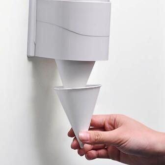 China Disposable Paper Cone Cup 4oz 120 GSM 5000 Pieces Per Carton PE Coated for Airport Hospital for sale