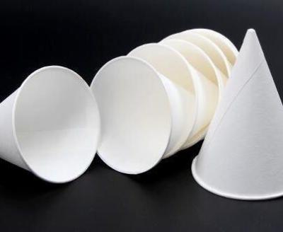 China Disposable Paper Cone Cup 4oz 120gsm PE Film Hot Drink Cup for Hospital Airport for sale