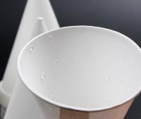 China Disposable Paper Cone Cup 4oz 67x93mm for Airport Hospital Use for sale