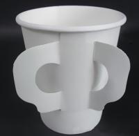 China Simple Style Biodegradable Paper Cup with Handle Hot Drinks Tea Coffee Custom Size for sale