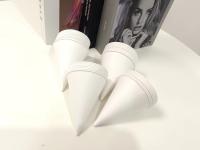 China Disposable Conical Paper Cup 3.7 Oz Hot Drinking Water Airport Pointed Bottom for sale